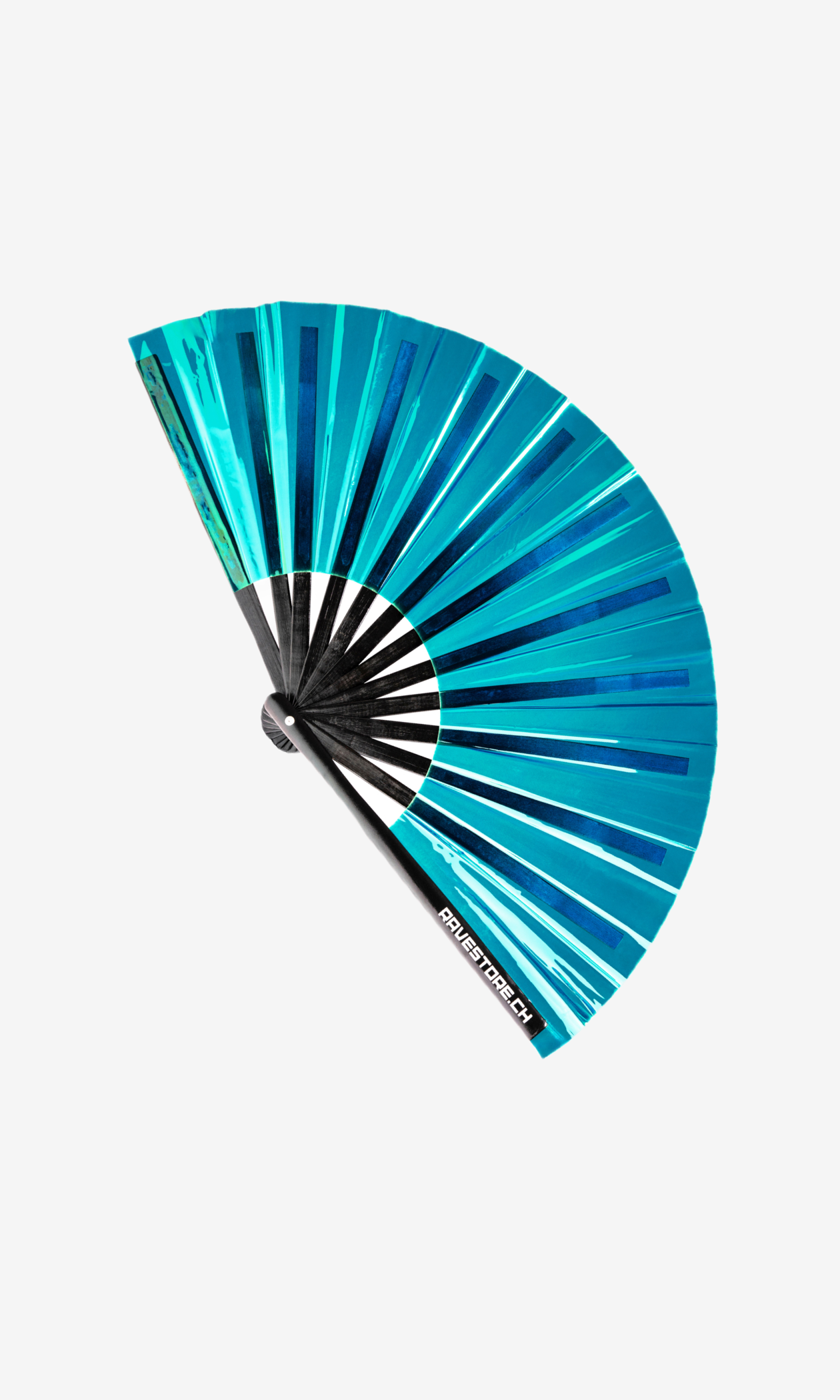 UV blue vinyl fan